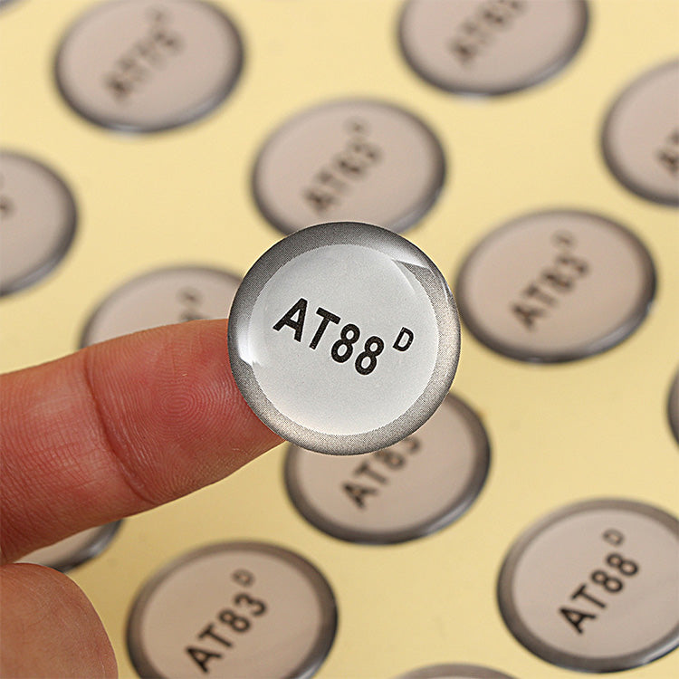 Custom 3D Round Label Waterproof Drip Adhesive Sticker – ECO Packaging ...