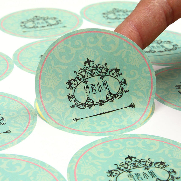Full Color Laminated Coated Paper Stickers – ECO Packaging Factory